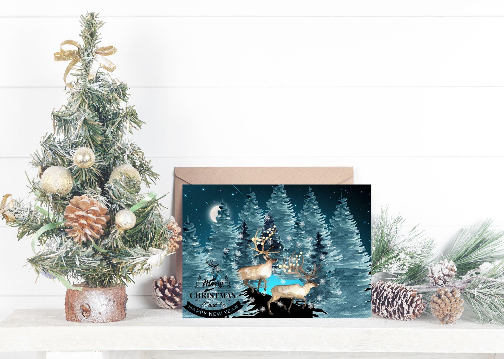 New Year Card , Christmas Card , Merry Christmas , Noel - Etsy