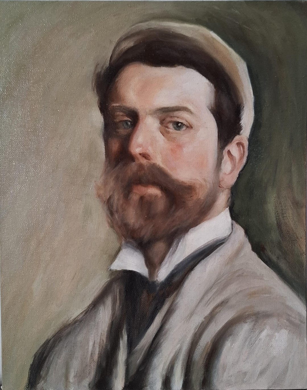 Master Copy, Self-portrait of John Singer Sargent, Oil Reproduction ...