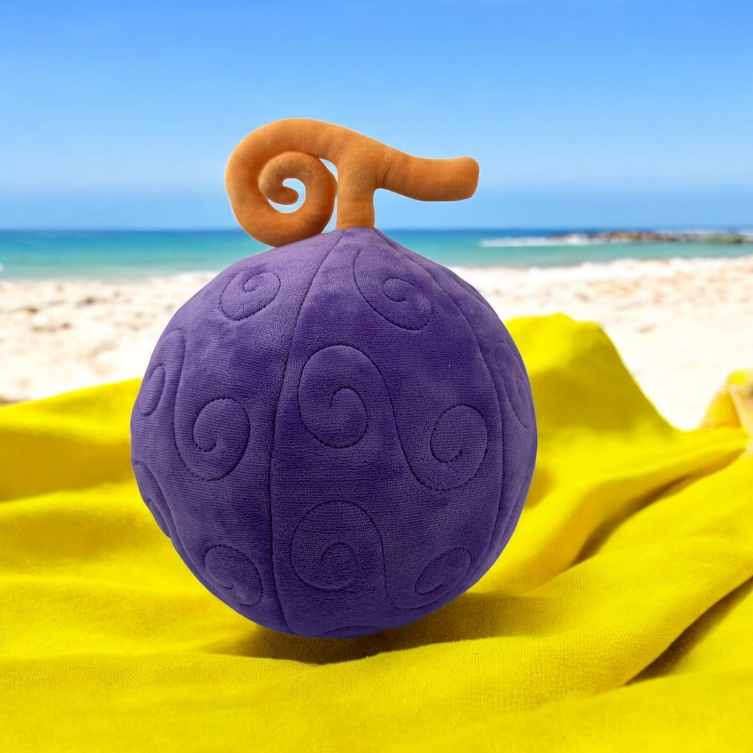One Piece Anime Gomu Gomu Devil Fruit Plush Toy, Soft Devil Fruit ...