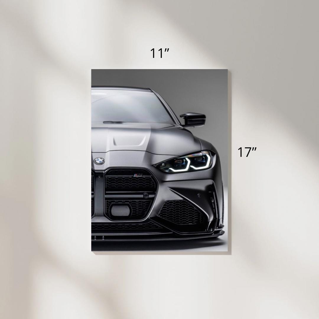 BMW M4 Competition Poster - Etsy