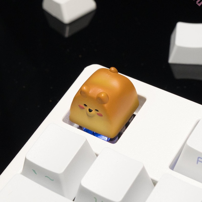 Loaf Dog - Kawaii Cute Artisan Keycaps, Custom Handmade Keycaps for ...
