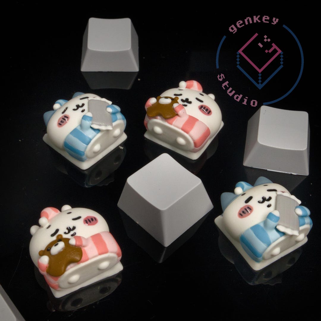 Sleepy Chiikawa - Artisan Keycaps, Custom Handmade Keycaps for ...