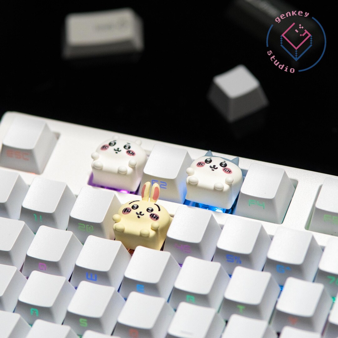 Cute Kawaii Chii Kawa Collection - Artisan Keycaps, Custom Handmade ...