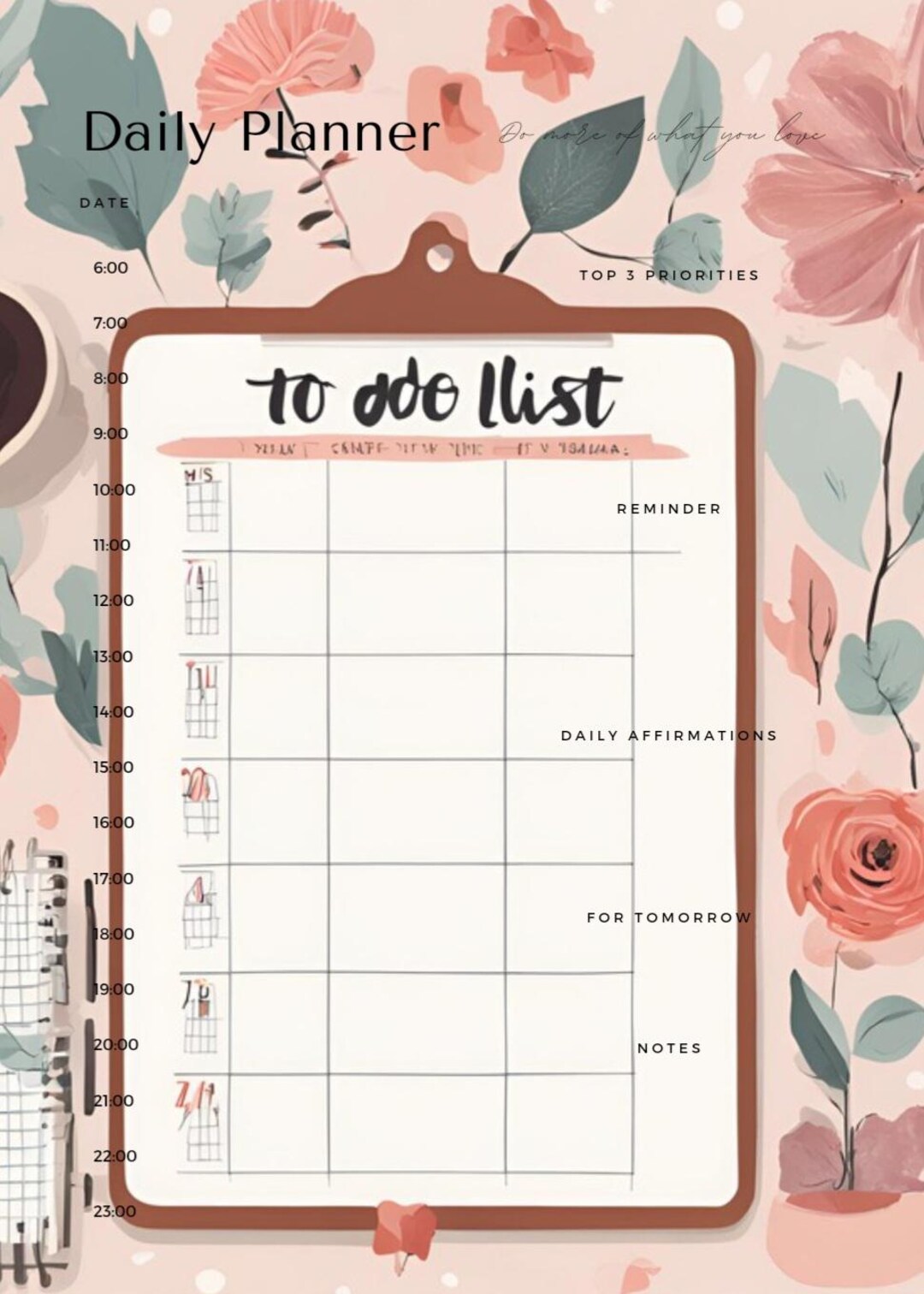 Elevated To-do List for Ambitious Moms - Organize Your Day With Purpose ...