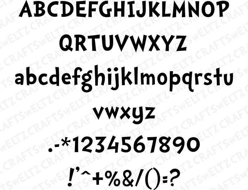 Dr. Seuss Font | OTF File for Cricut Design Space Cutting | Fun Font ...