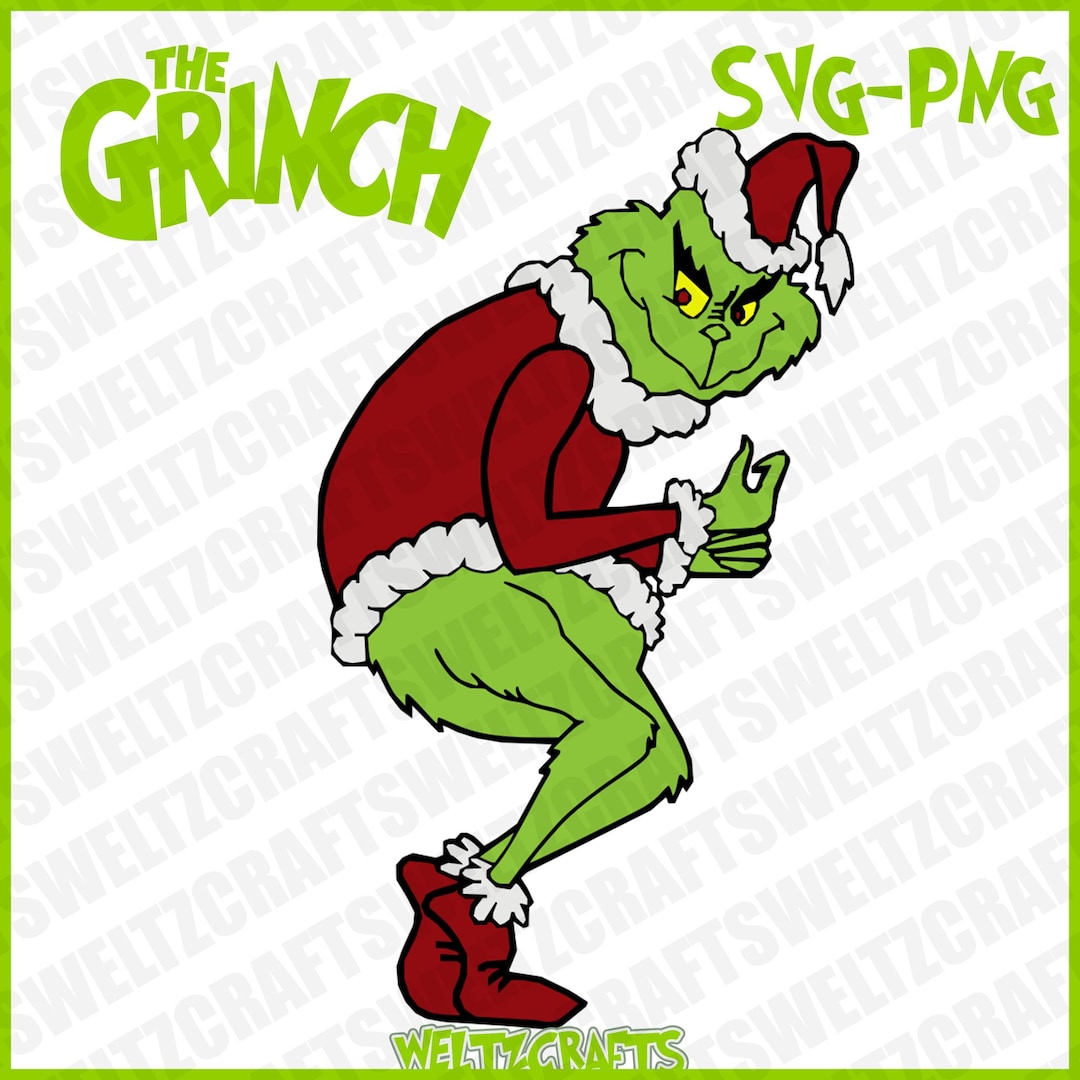 Grinch Svg Png Vector Grinch | Instant Download - Etsy