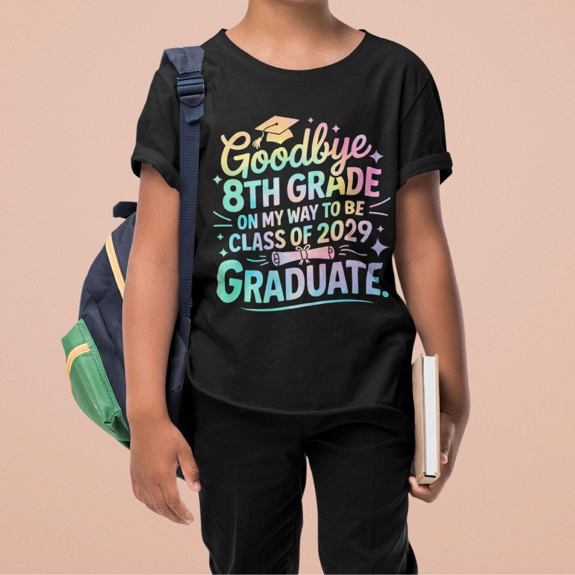 Goodbye 8th Grade PNG Class of 2029 Graduate Png, Middle School ...