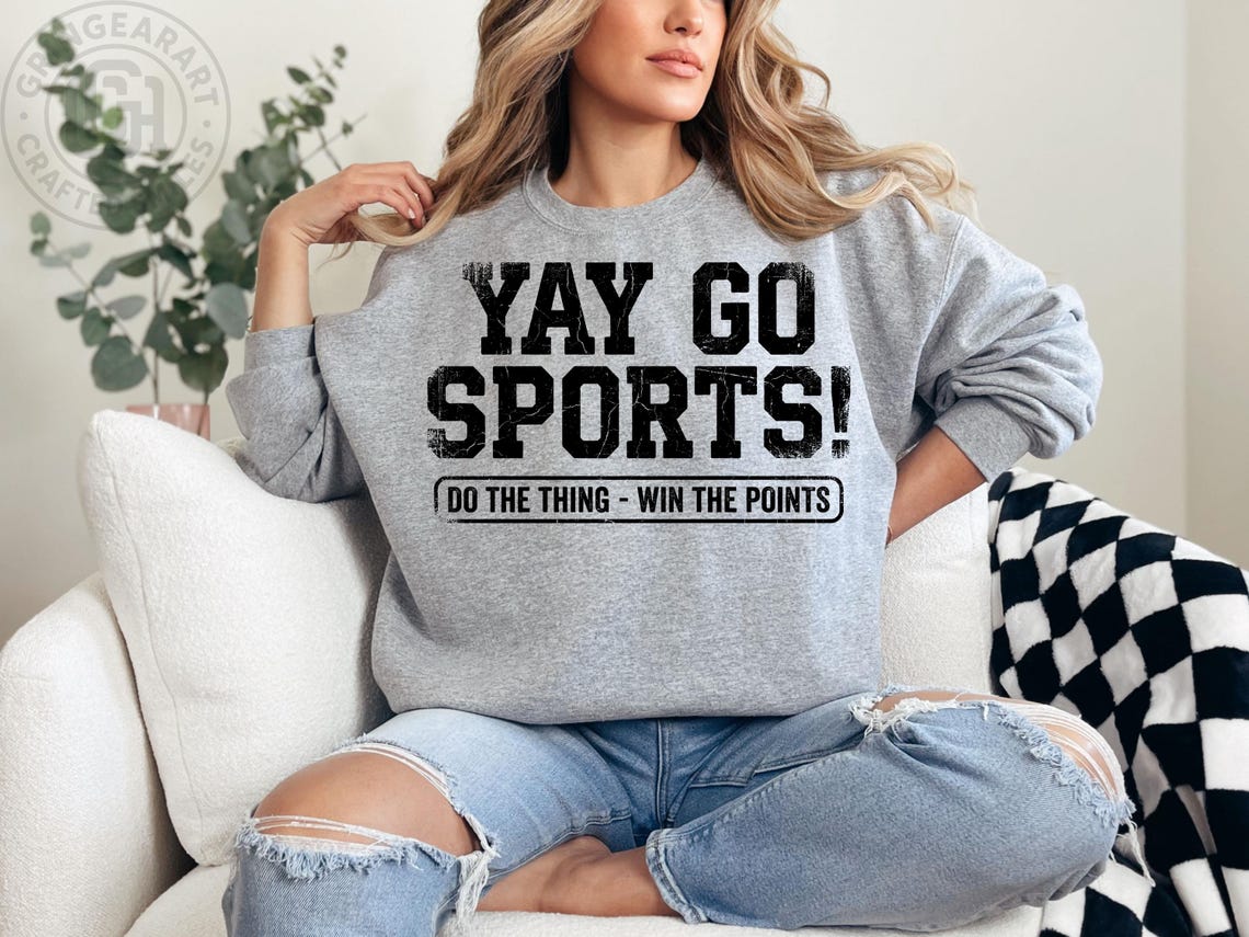 Yay Go Sports PNG, Game Day PNG, Cheer Mom Outfit, Sports Mom PNG ...