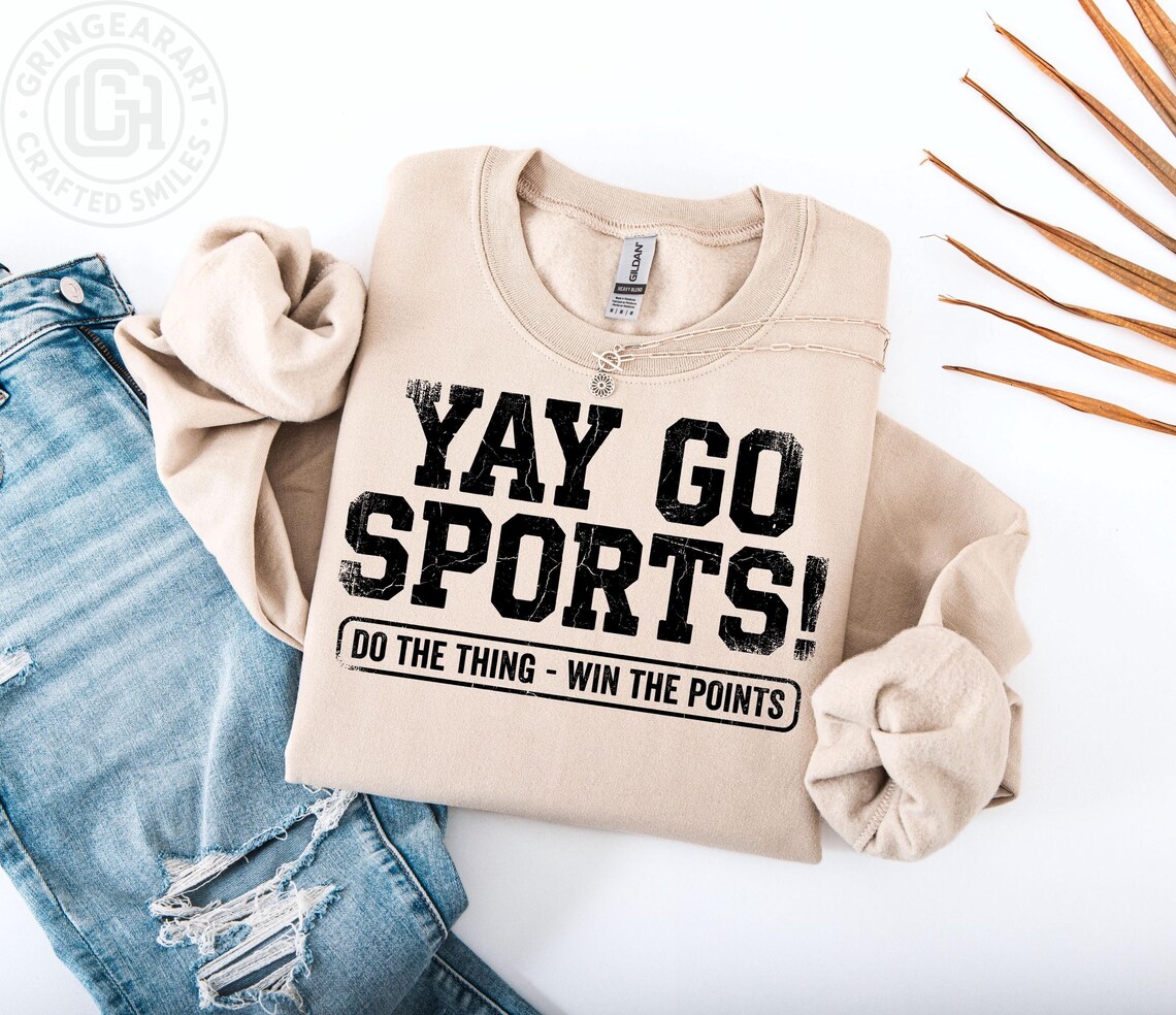 Yay Go Sports PNG, Game Day PNG, Cheer Mom Outfit, Sports Mom PNG ...
