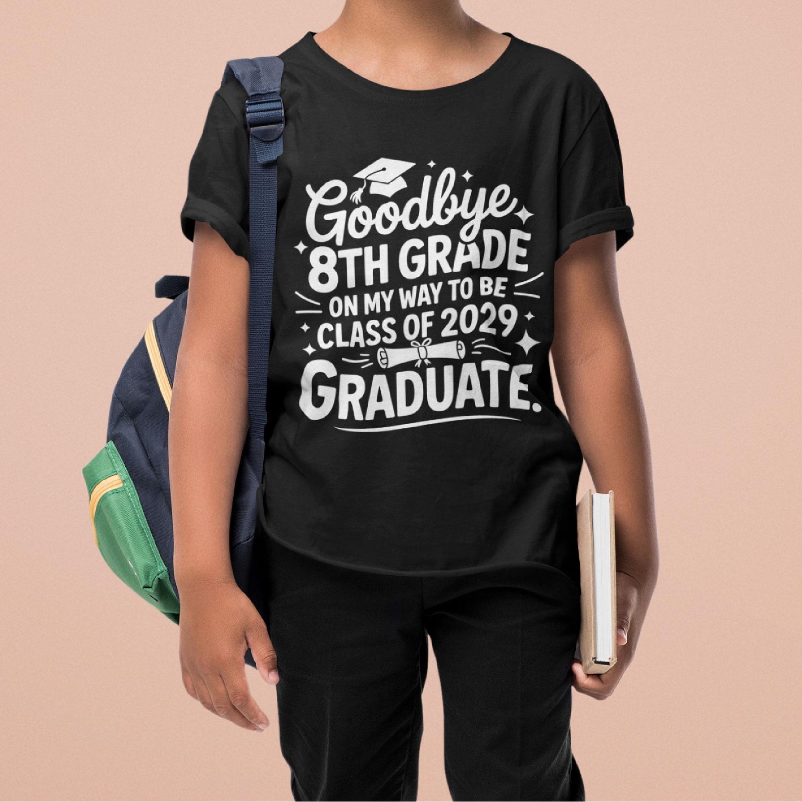 Goodbye 8th Grade PNG Class of 2029 Graduate Png, Middle School ...