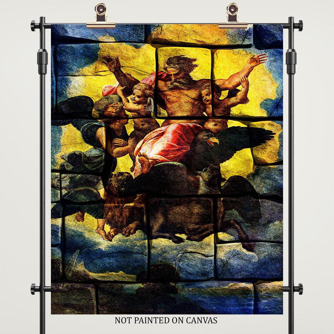 Ezekiel's Vision Religious Artwork Poster in 1518 by Italian Artist ...