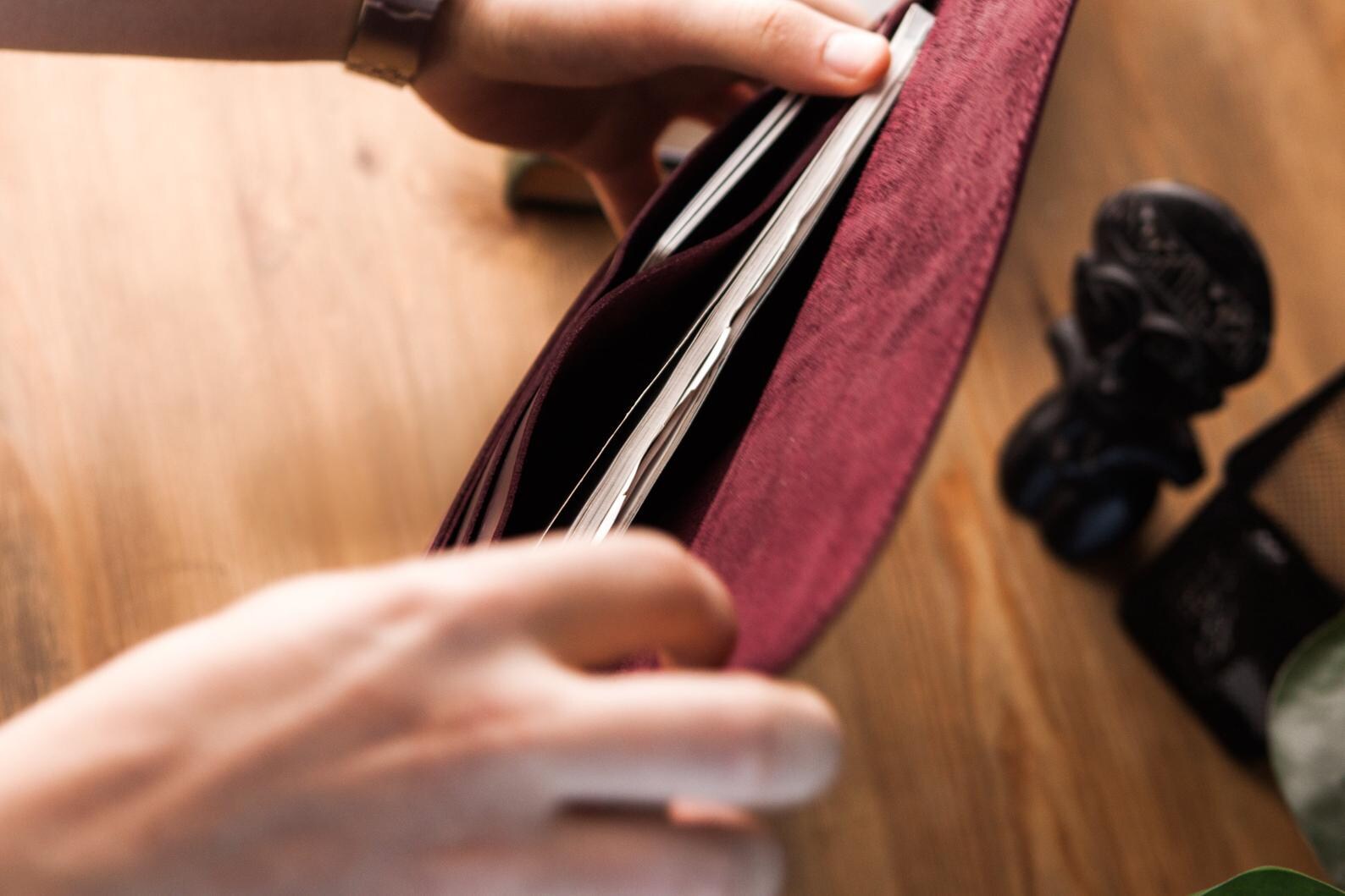 A4 Leather Document Folder, Personalized Leather Portfolio, Leather ...