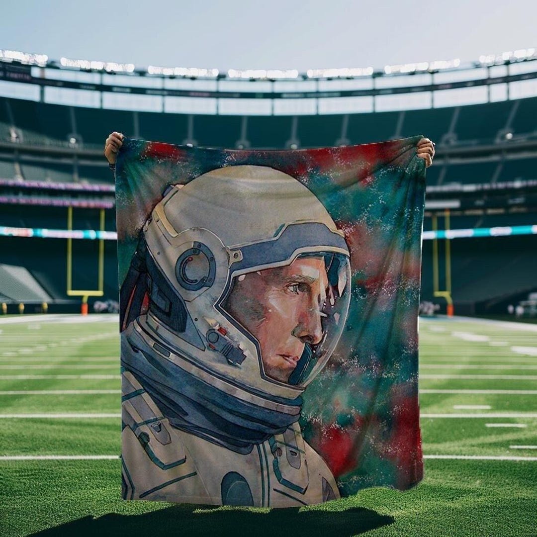 Matthew Mcconaughey Interstellar Blanket, Movie Throw, Gift for ...