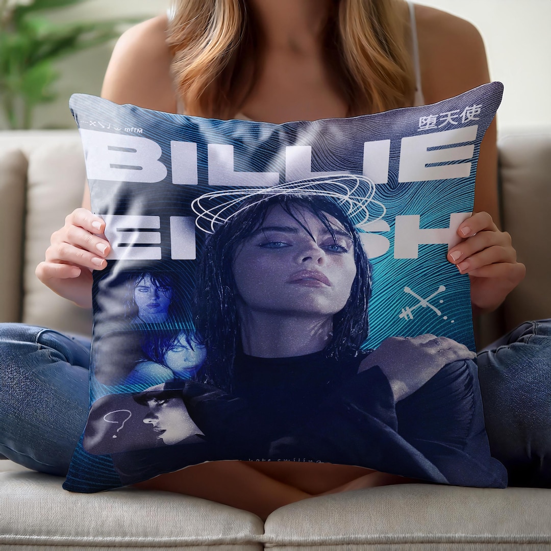 Billie Eilish Pillow - Etsy