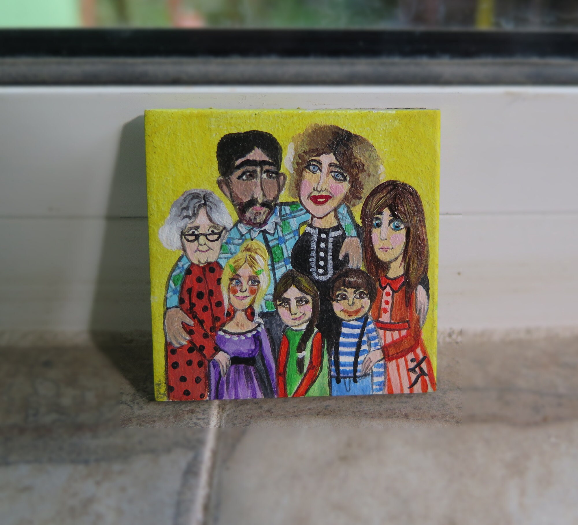 Family Miniature Original Miniature Painting Miniature - Etsy