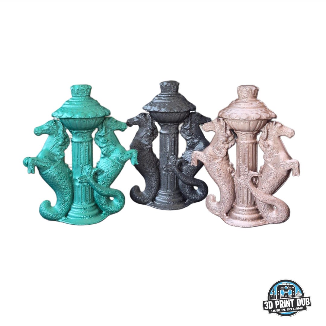 Dublin Seahorse Magnet – Grattan Bridge - 3D Printed Irish Landmark ...