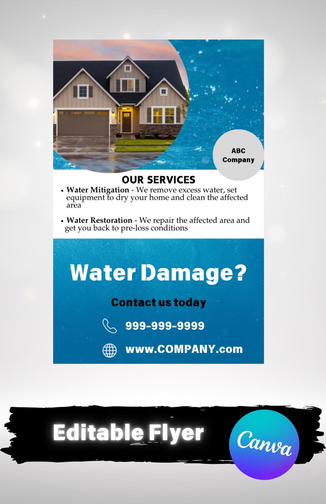 Water Damage Flyer - Etsy