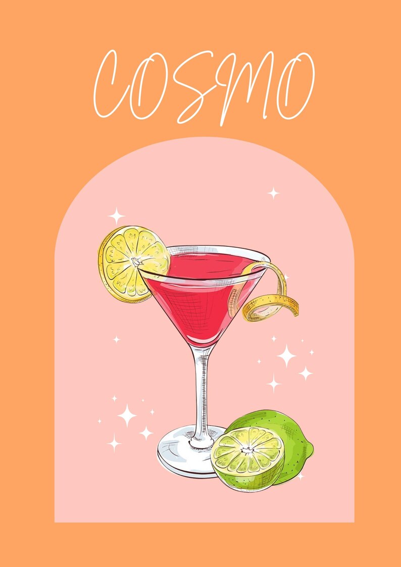 Cosmo Digital Print - Etsy