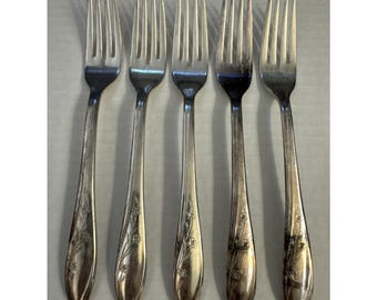 Silverplate Forks "lady Jane" by International for Kresge Co.lot of 3 ...