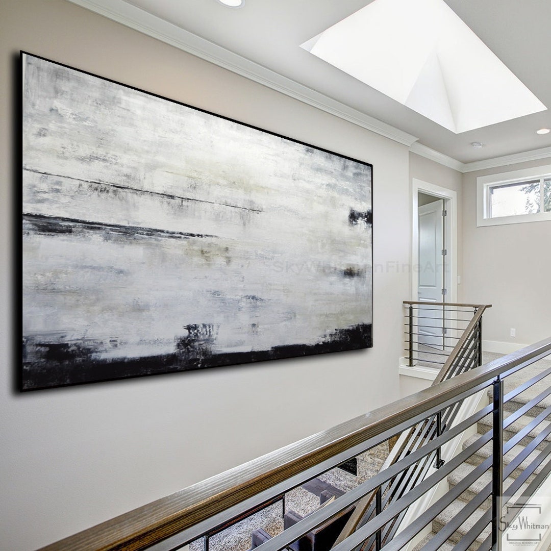 Extra Large Panoramic Painting Original Abstract Art Contemporary Oil ...