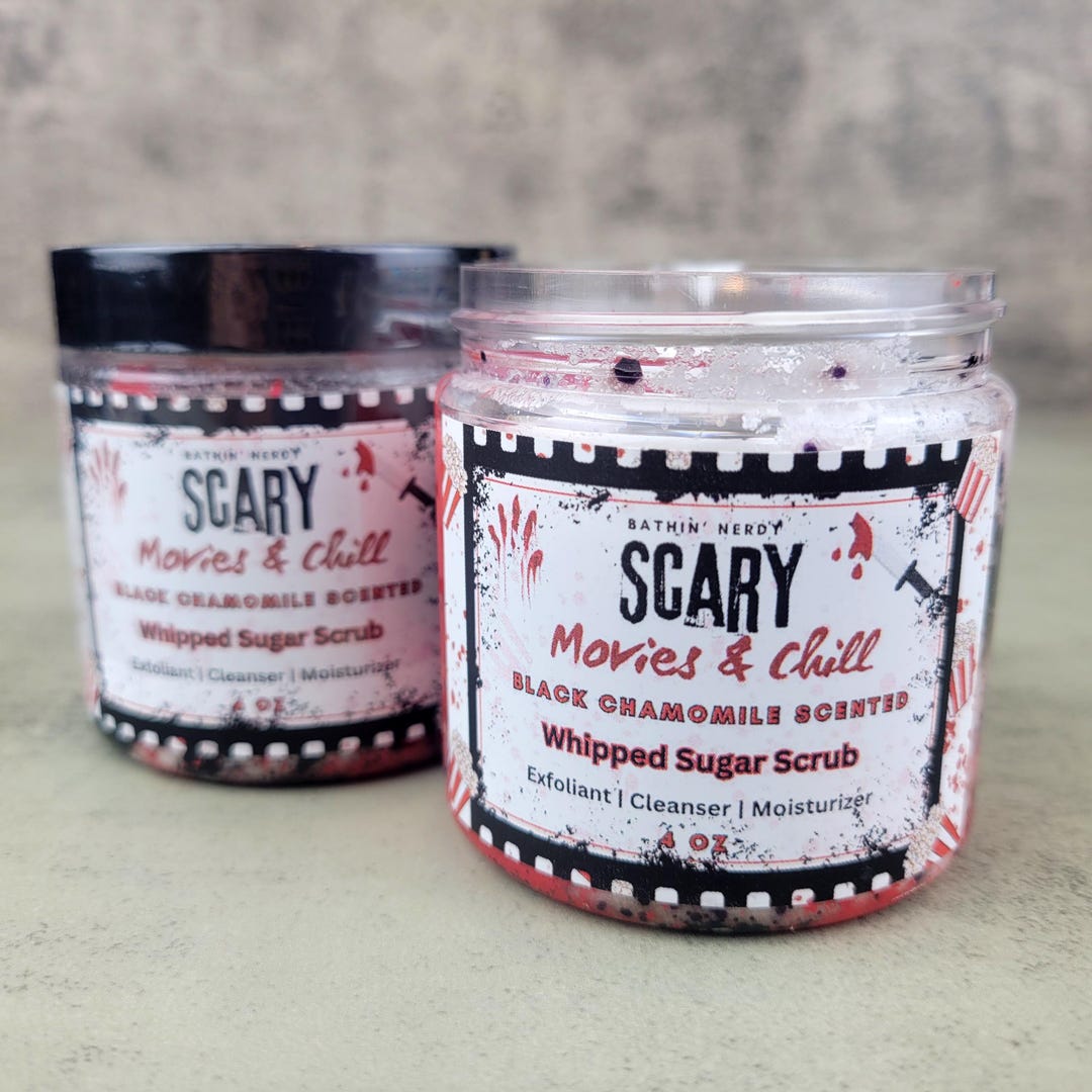 Scary Movies & Chill Foaming Whipped Body Scrub - Etsy