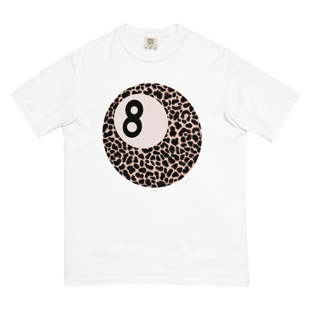 Cheetah Print 8 Ball T-shirt - Etsy