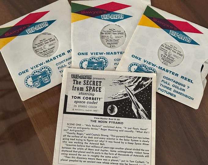 Secret From Space View-master 3-reel Set B 581 - Etsy