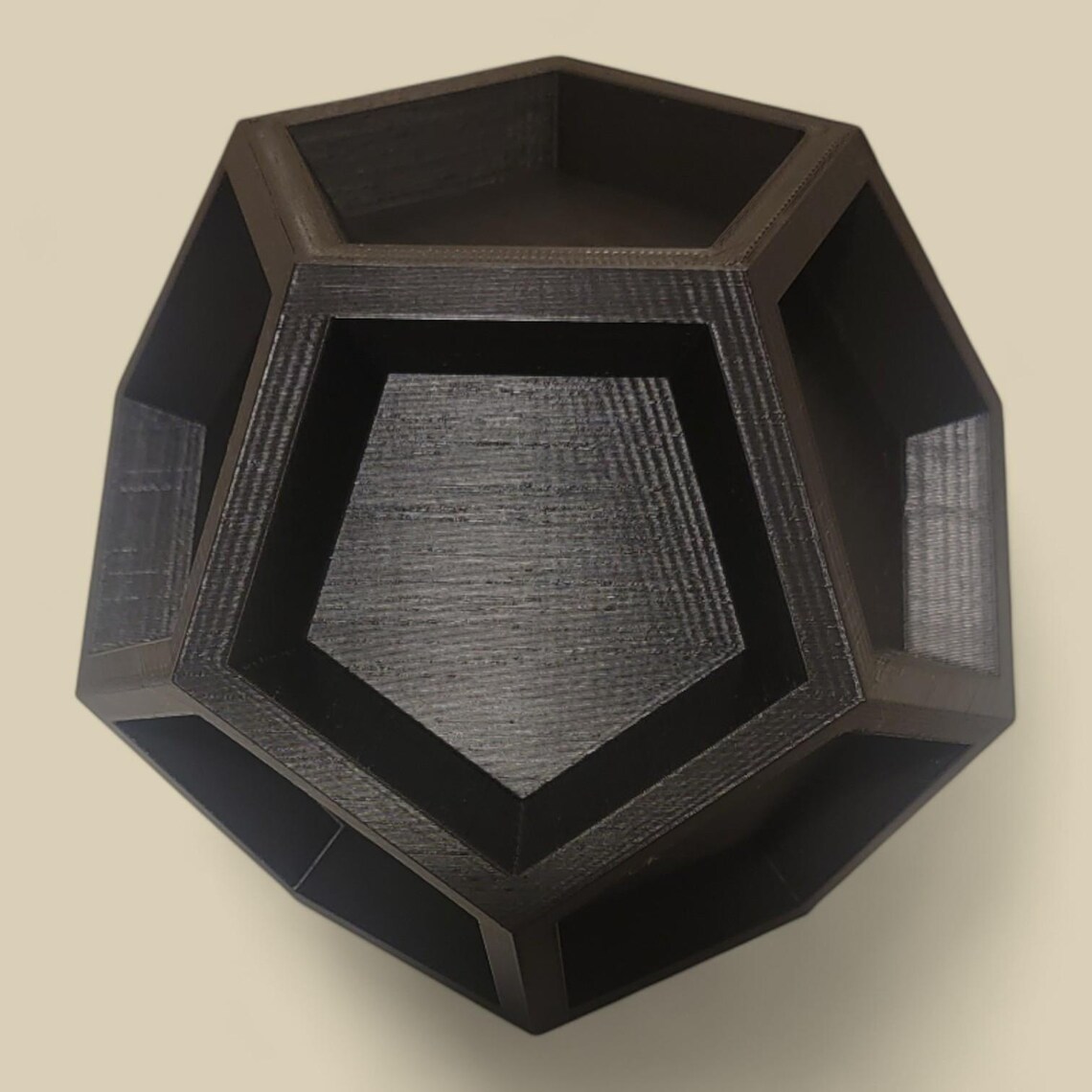 Concave Dodecahedron - Geometric Art - Unique Math Shape Home or Desk ...