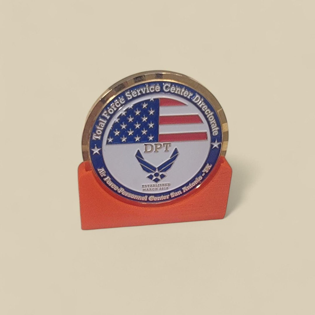 Stand for Challenge Coin – Lightweight Challenge Coin Holder, Display ...