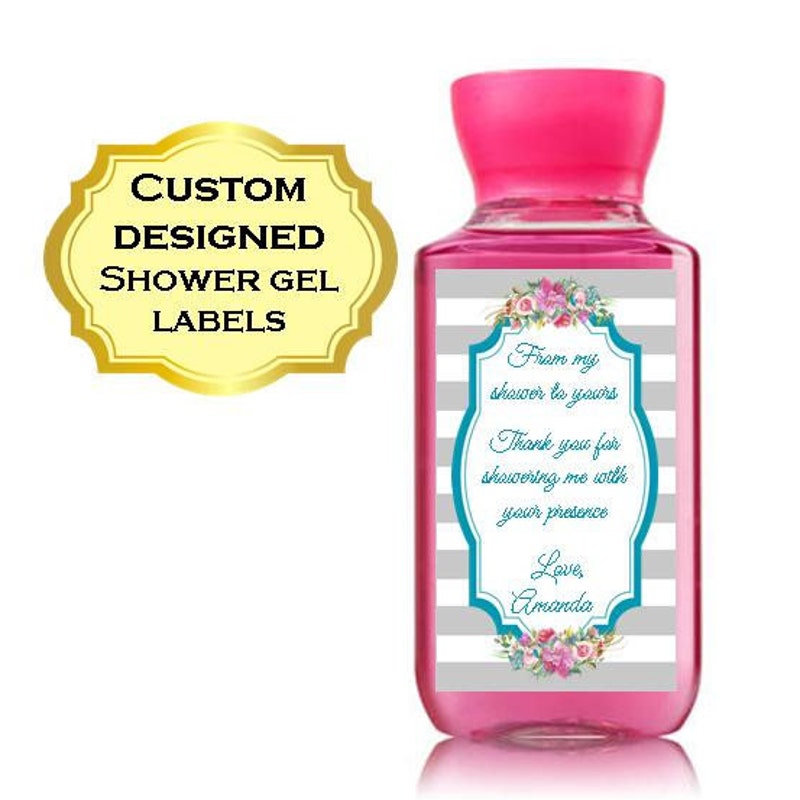 Shower Gel Label Template - Etsy