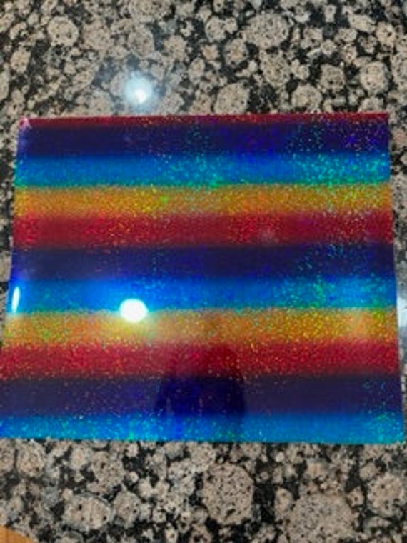 Siser Holographic Rainbow Glitter HTV Sheets by Favortagz | Catch My Party