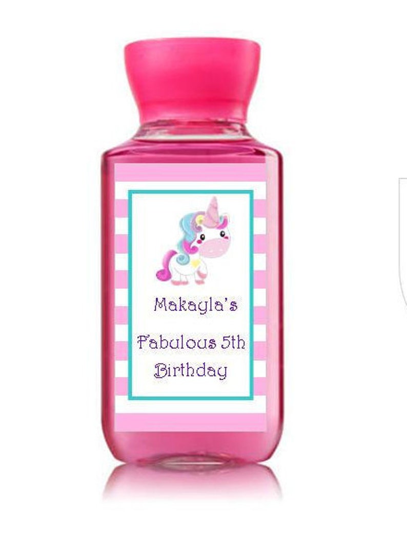 Custom Designed Shower Gel Labels Bath & Body Works 3 Oz - Etsy