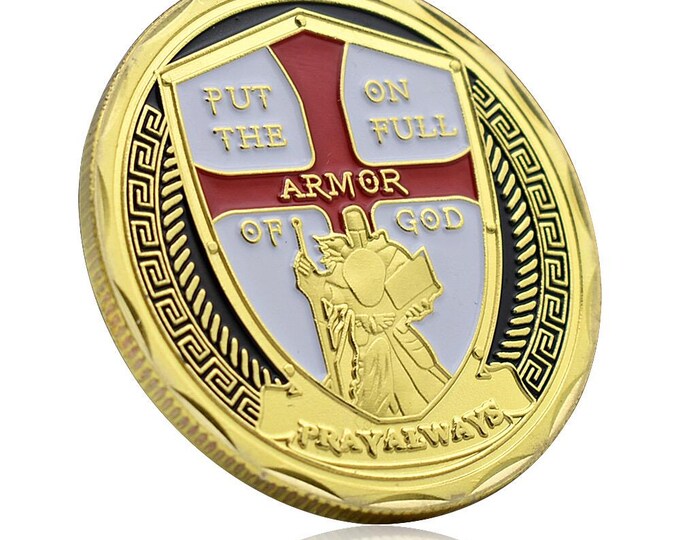 Ephesians Armor of God Coin - Etsy