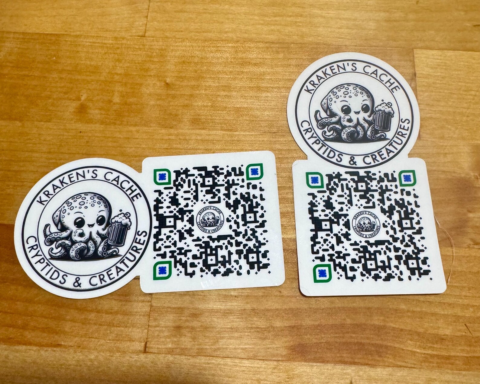 Custom QR Code Sticker With Logo, Personalized Business QR Code Label ...