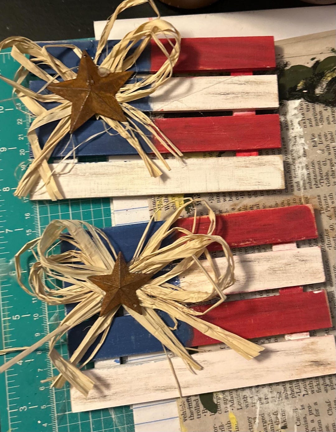 Rustic Flag - Etsy