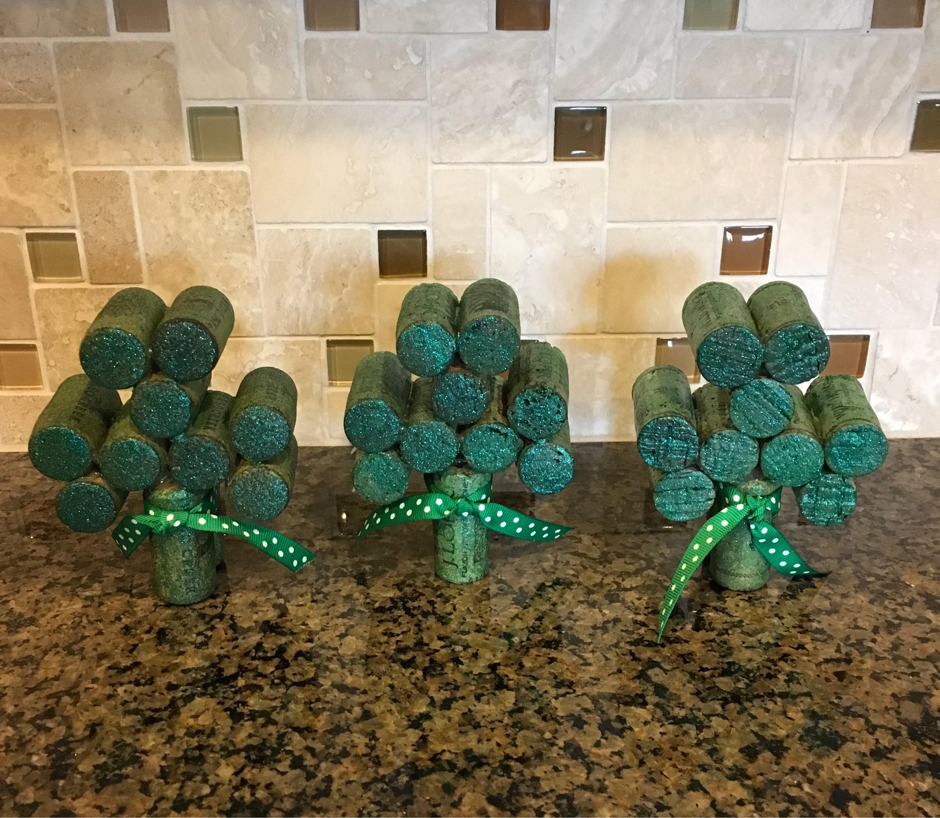 Shamrock Wine Cork - Etsy