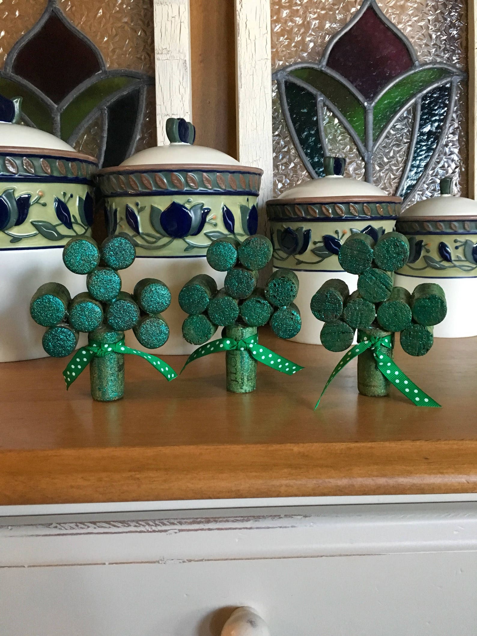 Shamrock Wine Cork - Etsy