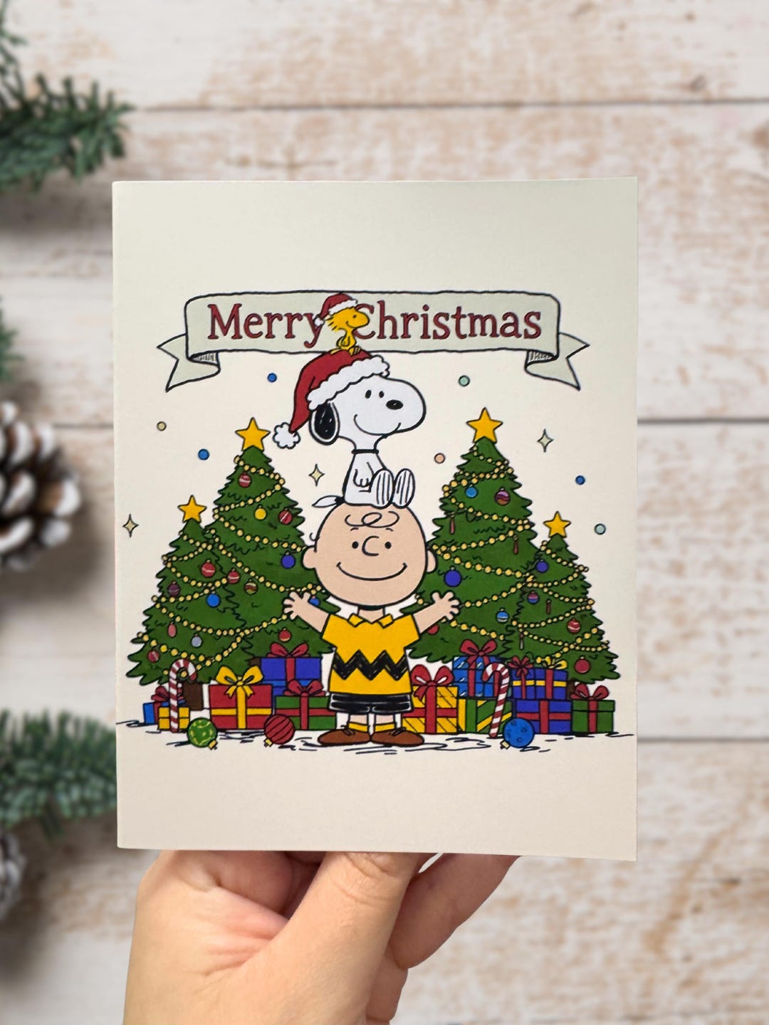 Snoop Christmas Card, Peanuts Holiday Greeting Card, Merry Christmas ...