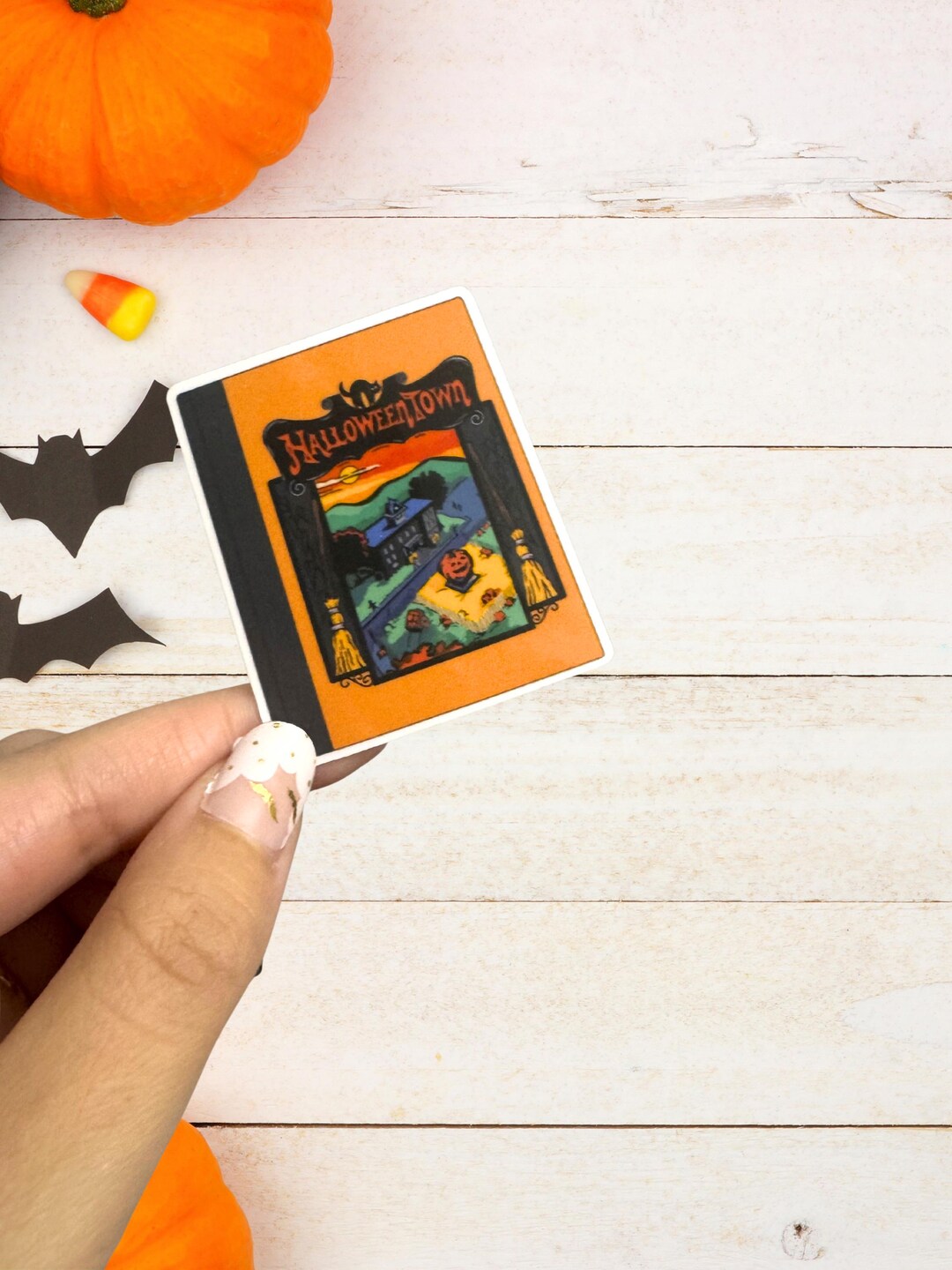 Halloweentown Book Sticker, Vintage Halloween Movie Sticker, Spooky ...
