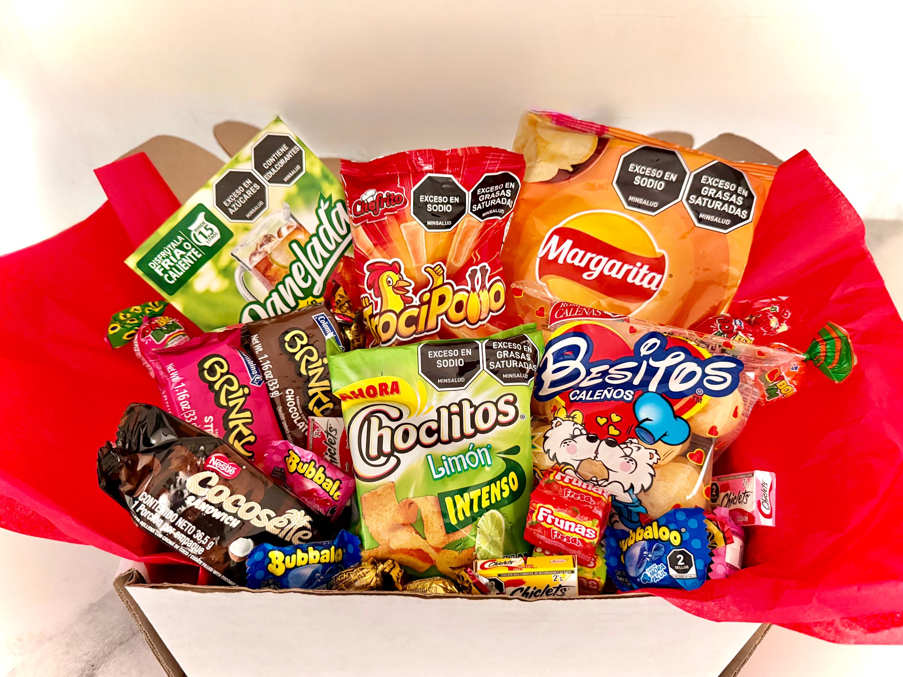 Colombian Artisan Snack and Candy Gift Box - Taste of Colombia Basket ...