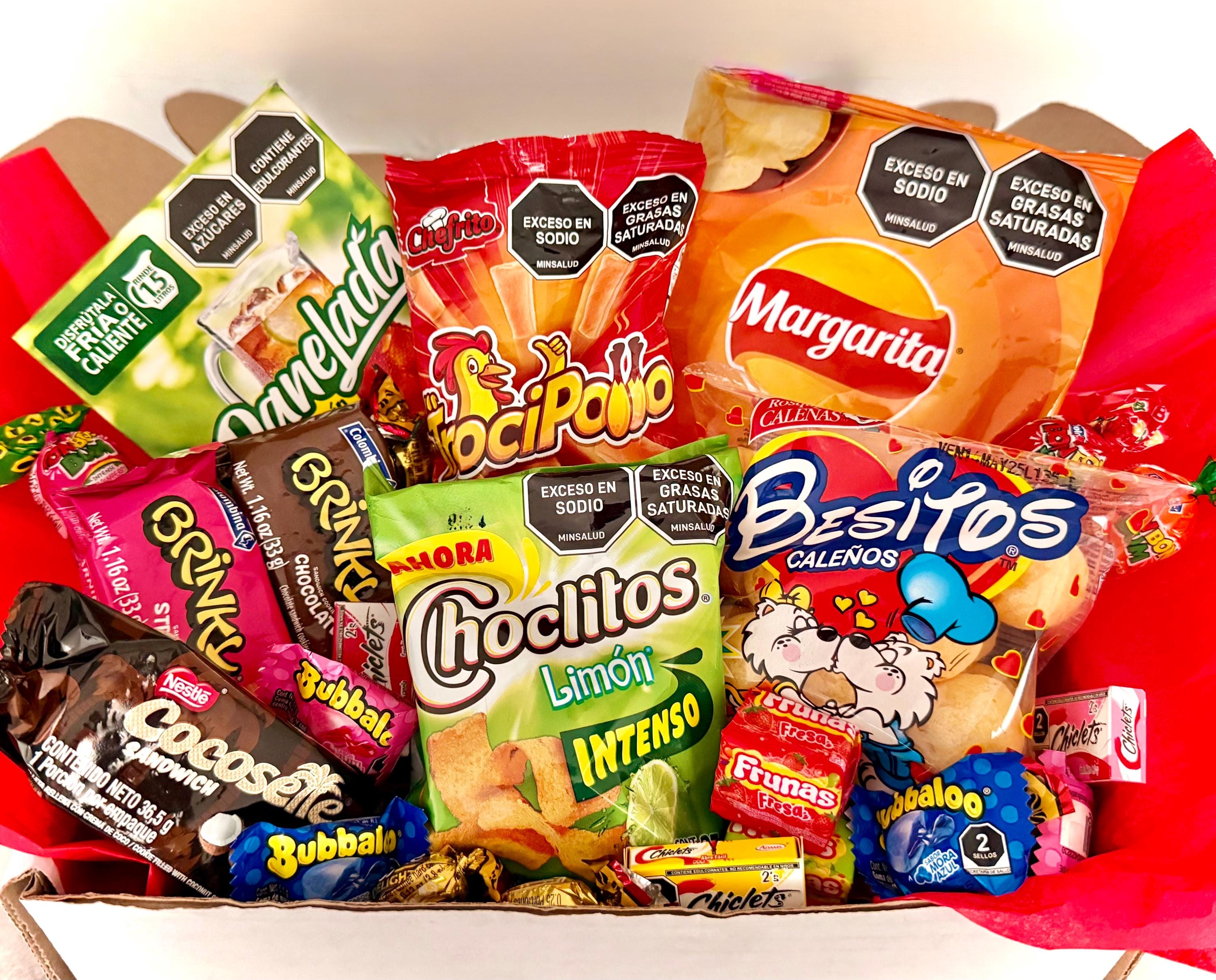 Colombian Artisan Snack and Candy Gift Box - Taste of Colombia Basket ...