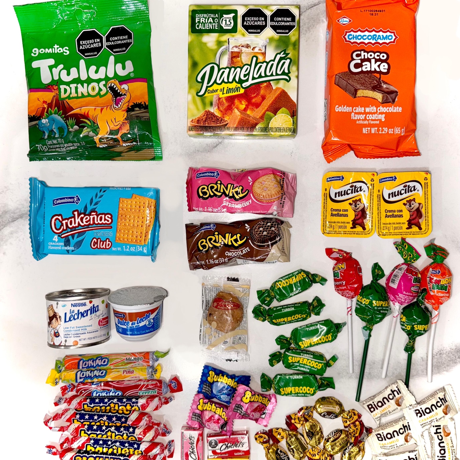 Colombian Candy Mix Gift Box - Sweet Treats Taste From Colombia Basket ...