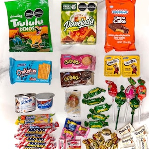 Colombian Candy Mix Gift Box - Sweet Treats Taste From Colombia Basket ...
