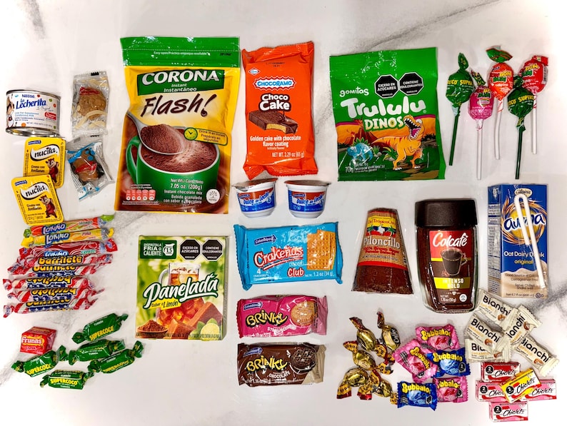 Colombian Candy Mix Gift Box - Sweet Treats Taste From Colombia Basket ...