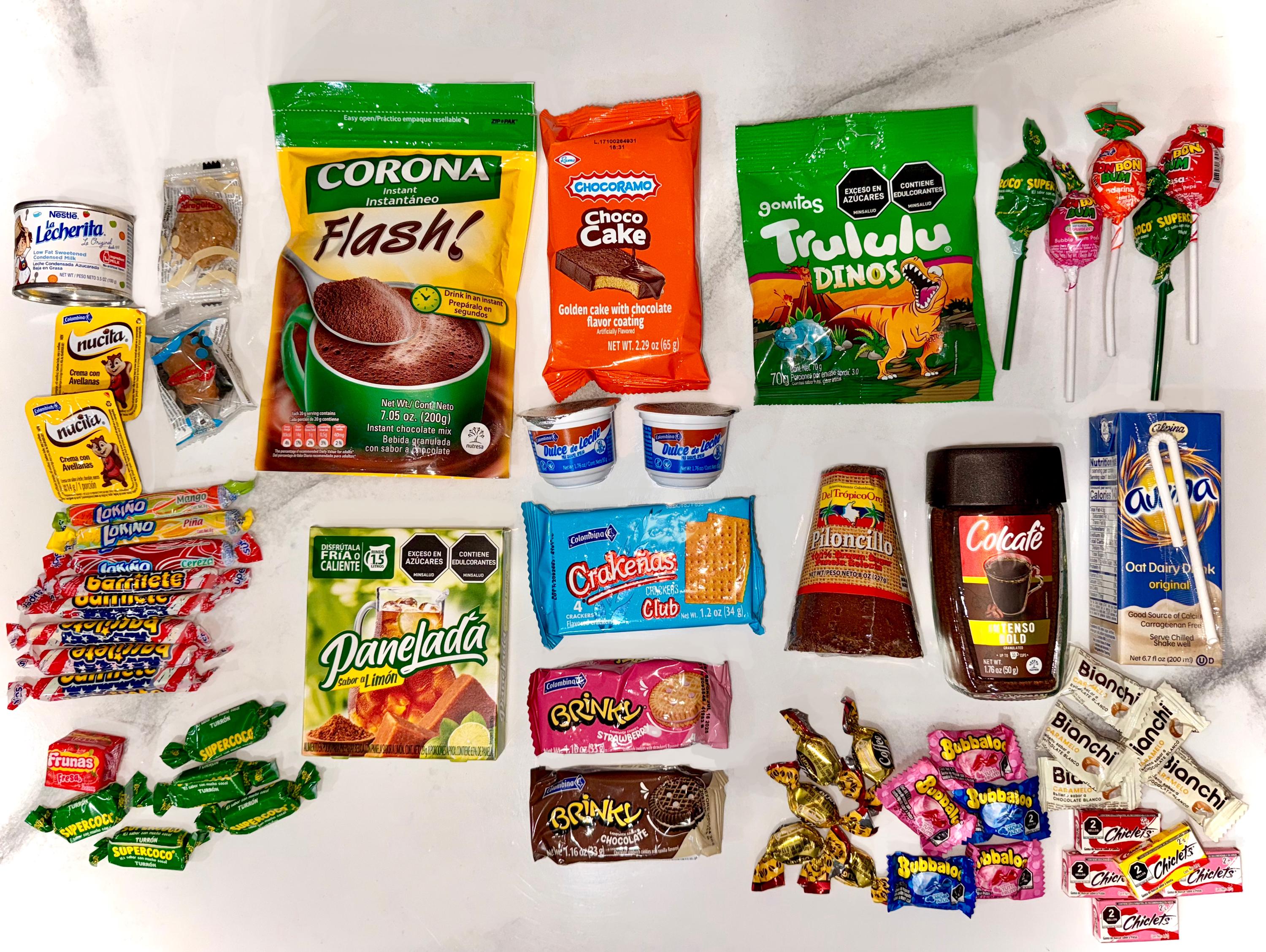 Colombian Candy Mix Gift Box - Sweet Treats Taste From Colombia Basket ...