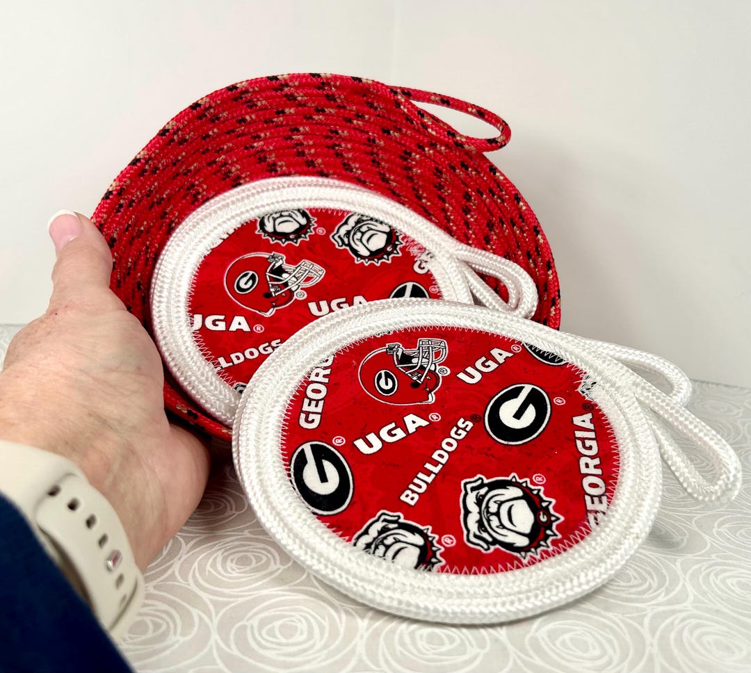 Georgia Bulldog Football Fans - Set of Four 5.5" Round Coaster/trivets ...