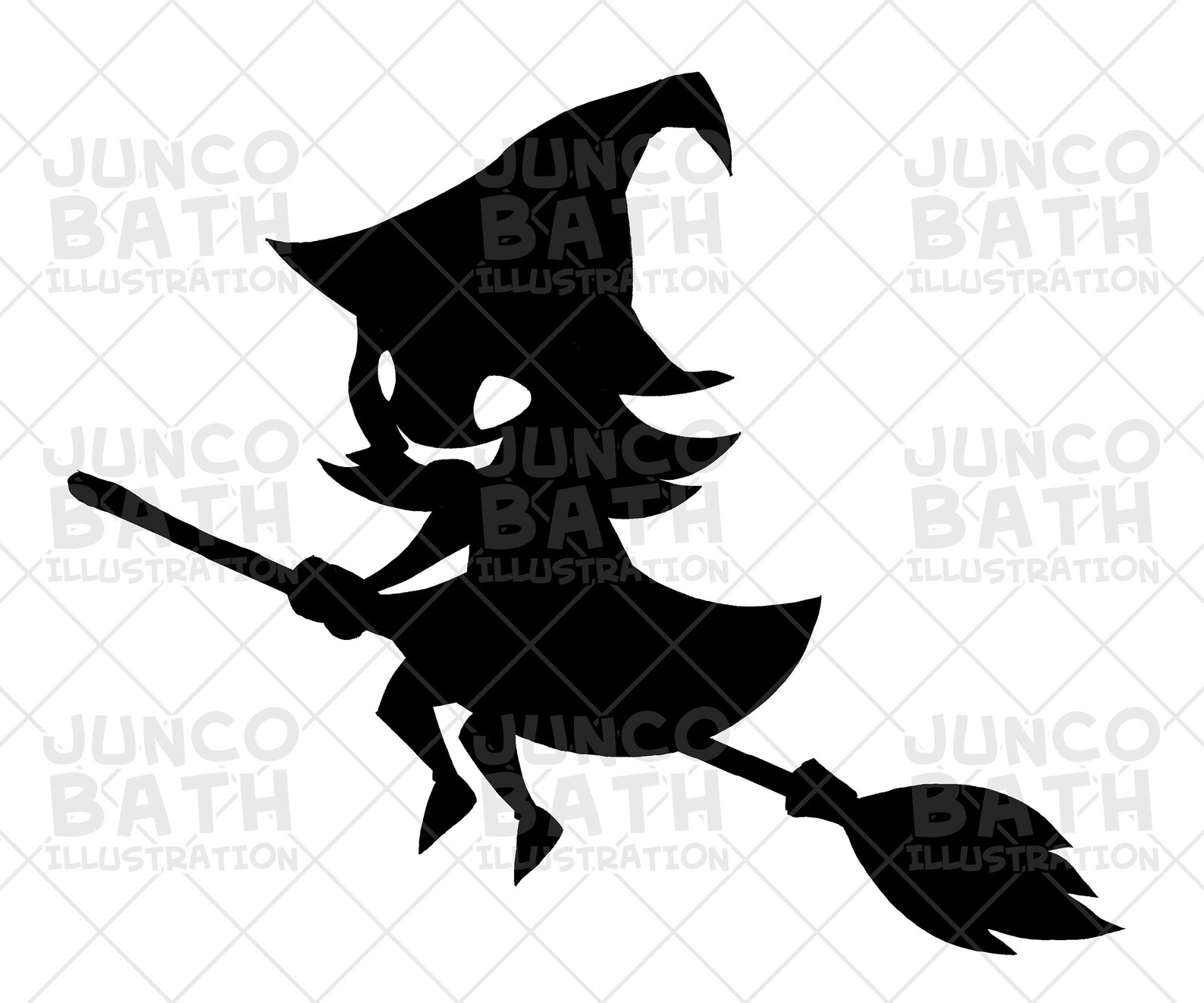 Cute WITCH SVG Vector • Instant Digital Download • Cricut Cut File ...