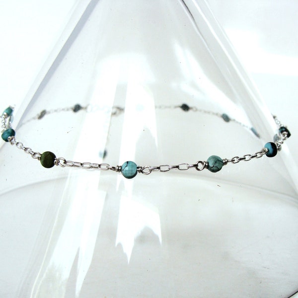 Turquoise Anklet - Etsy