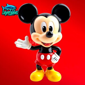 Chibi Mickey Mouse 3D Printable STL | Disney Classic Collectible - Etsy