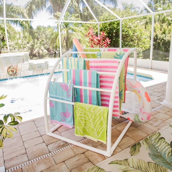 Pvc Towel Rack - Etsy